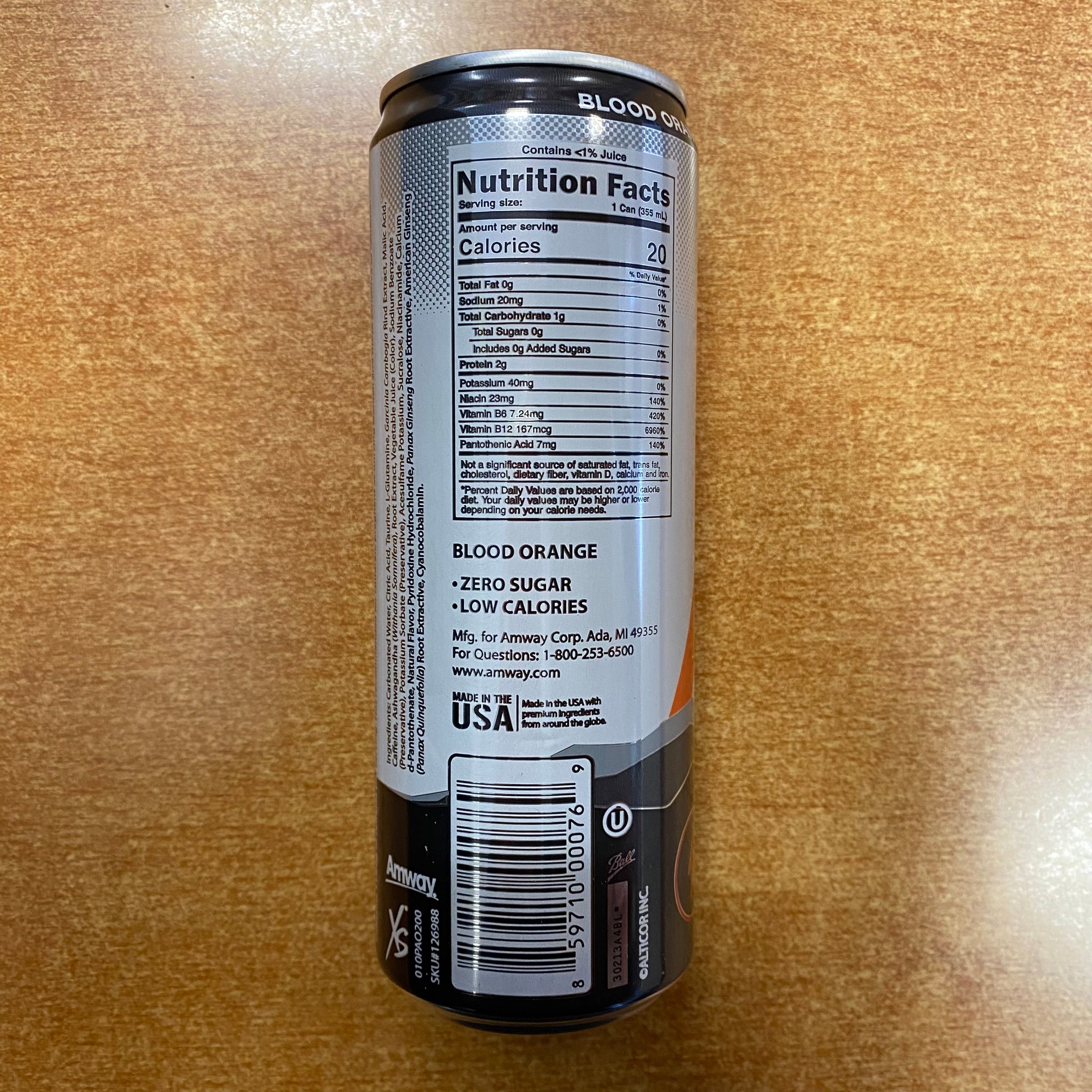 Monster Label Ingredients